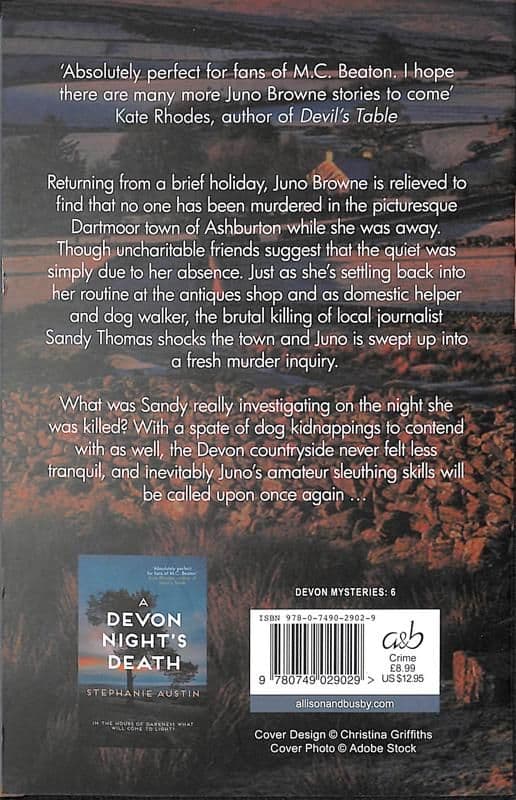 Stephanie Austin - Death Comes to Dartmoor Devon Mysteries Book 6 ...